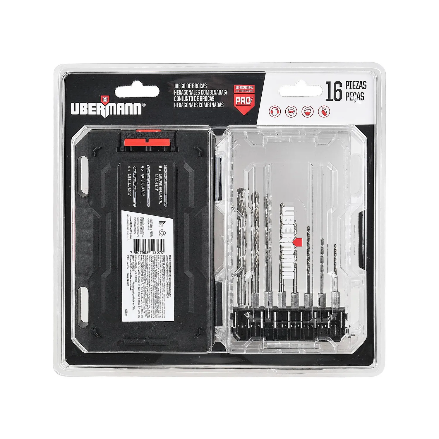 Set 16 Piezas Acceso Sae Metal Ubermann - Homecenter.com.co