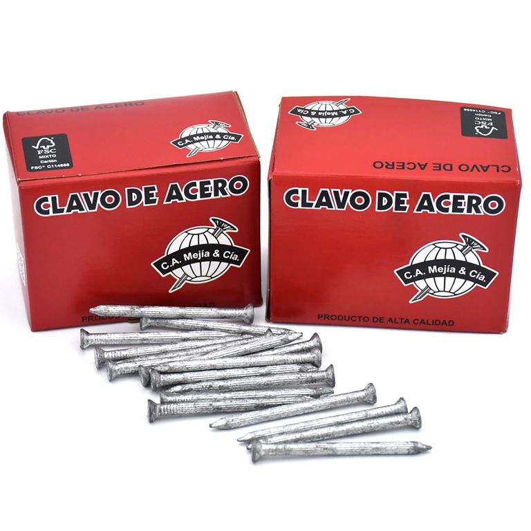 Clavo Acero Estriado Vertical 2-1/2 500 G | falabella.com