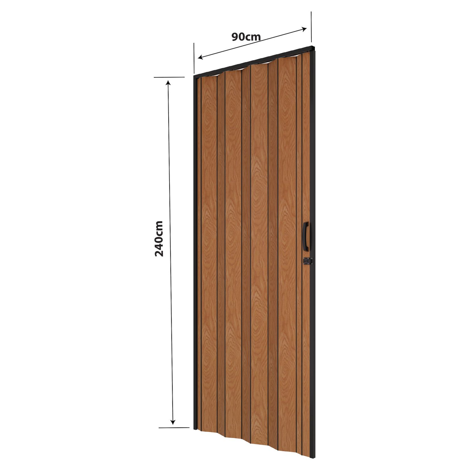 Puerta Milano 90x240cm Golden Oak Hoggan - Homecenter.com.co