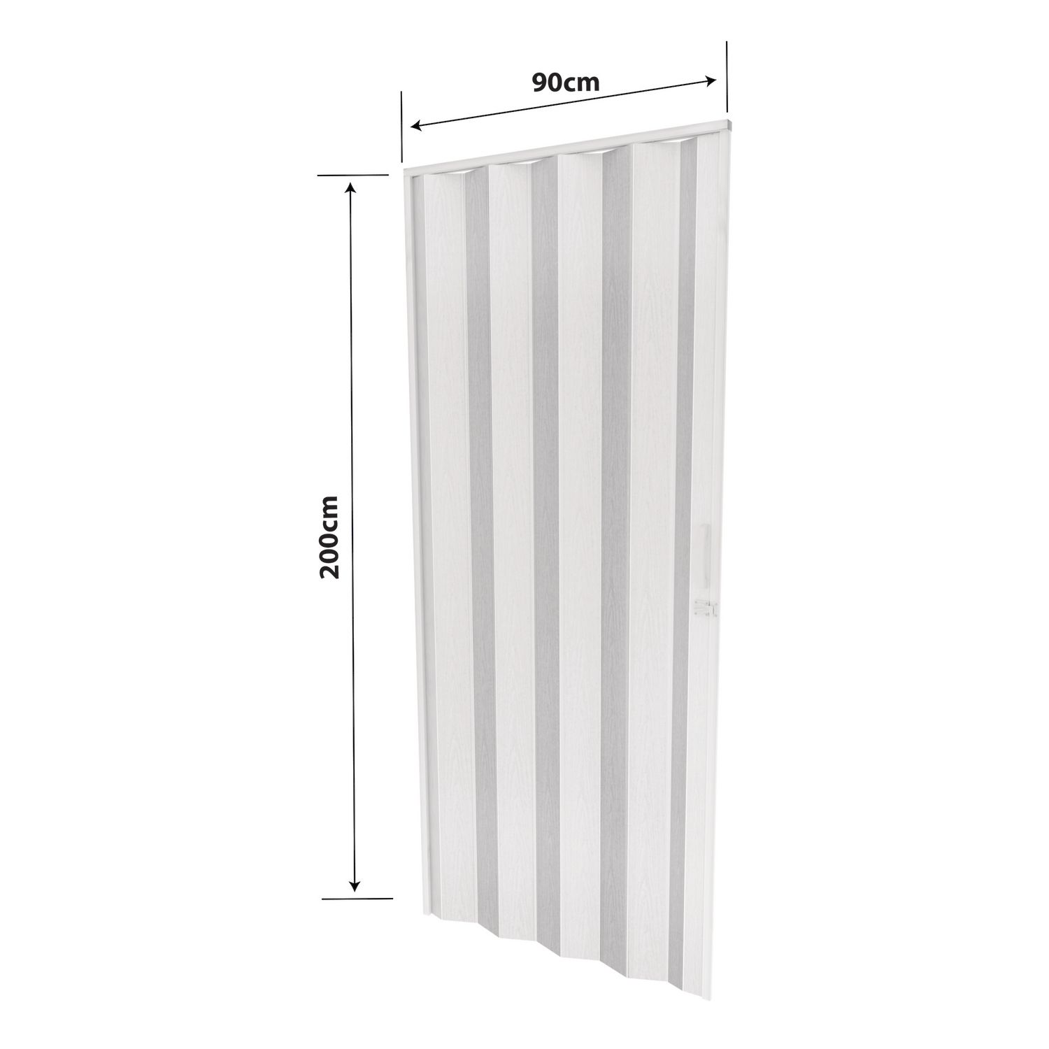 Puerta Milano 90x200cm Blanco Aspen Hoggan - Homecenter.com.co