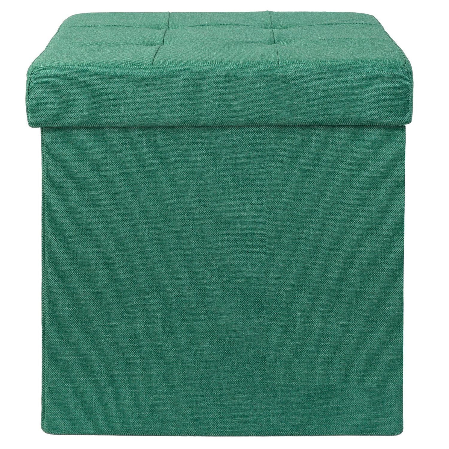 Puff Plegable Verde 38x38x38 cm - Homecenter.com.co