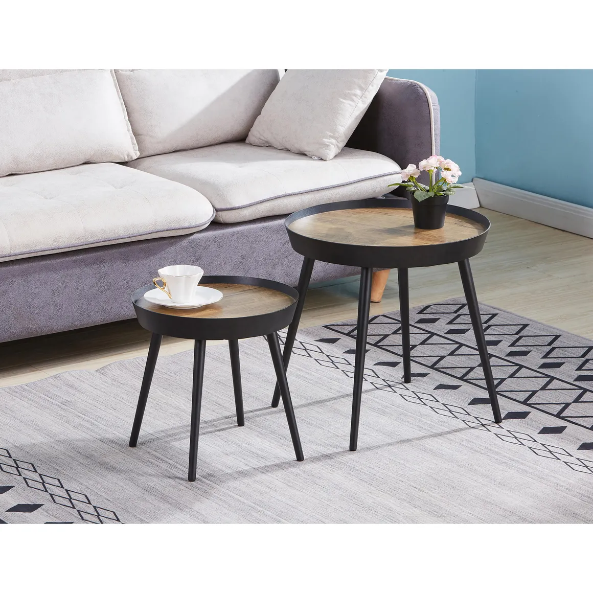 Set x 2 Mesas Sino 45x35 cm/35x35 cm - Homecenter.com.co