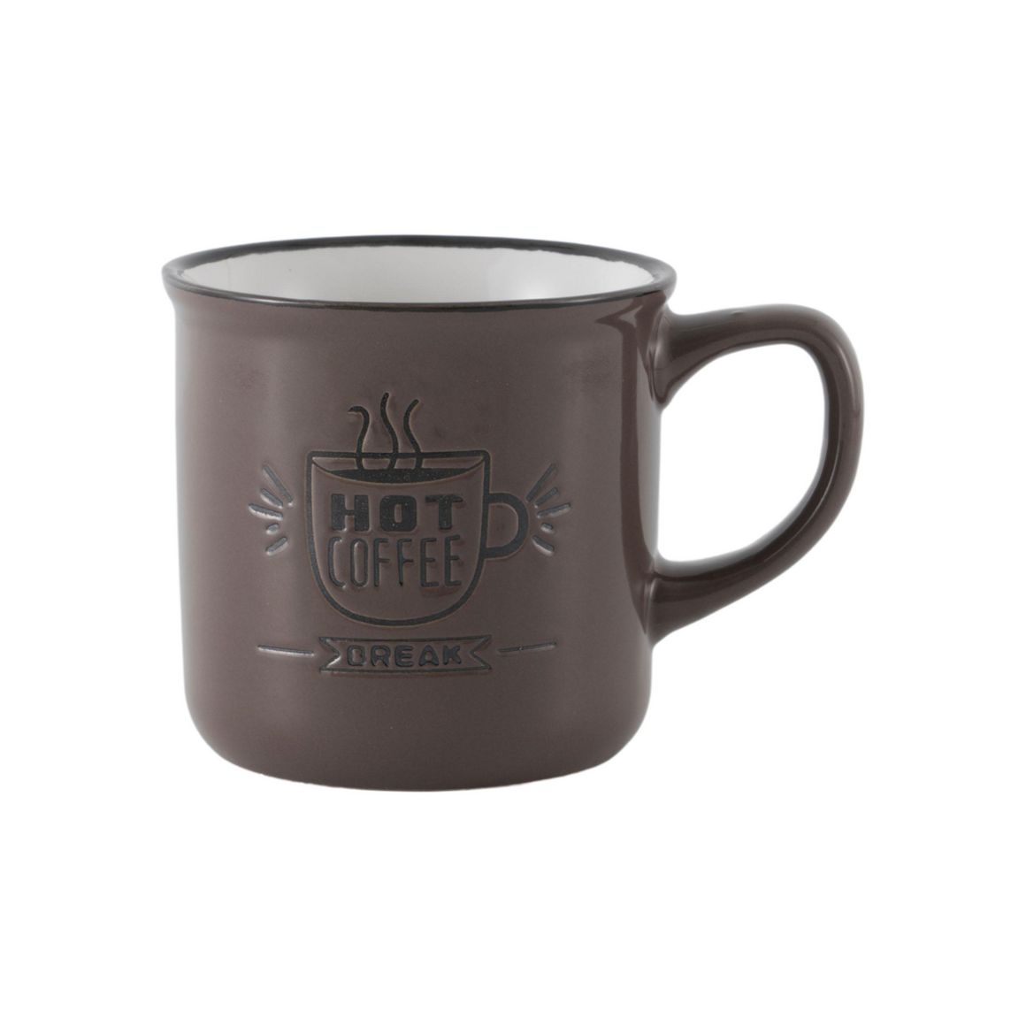 Mug en Cerámica 300ml 12.2cm Diseños Surtidos Multicolor Just Home ...