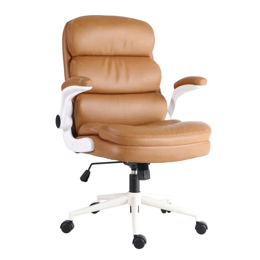 Silla de Escritorio Pc Ema 67x108,5x71 cm Marrón - Homecenter.com.co