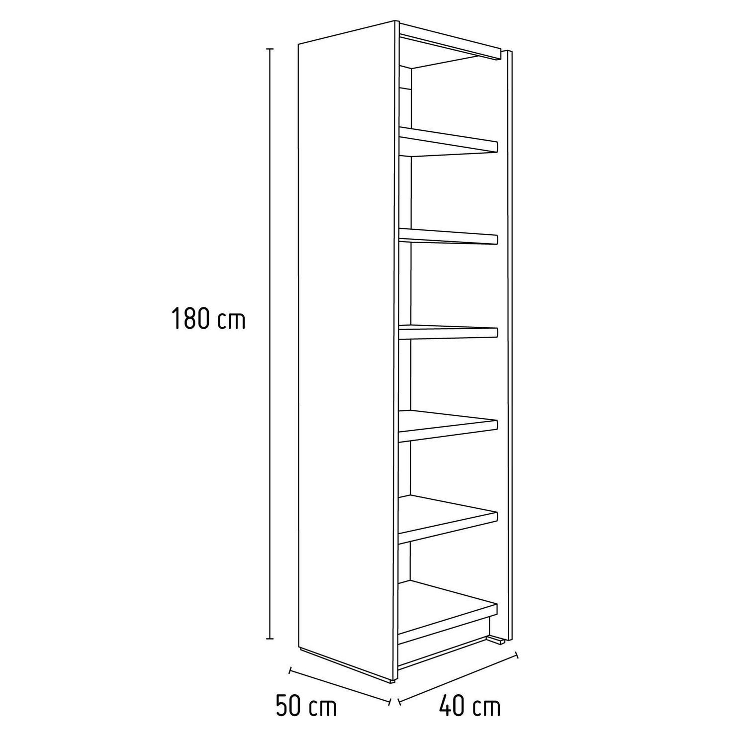 Entrepaño de Madera para Clóset con 6 Repisas - Sodimac.com.mx