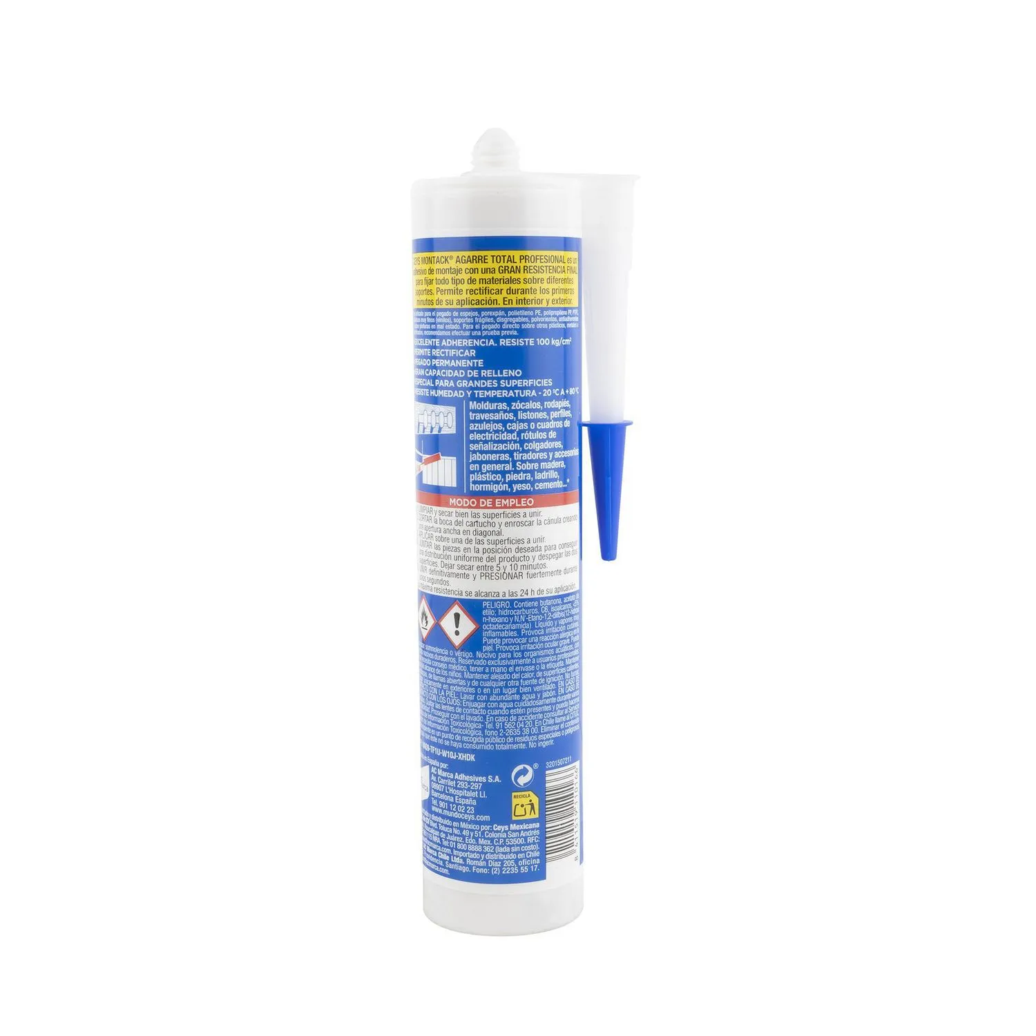 Adhesivo montaje Montack Profesional 300 ml - Sodimac.com.mx