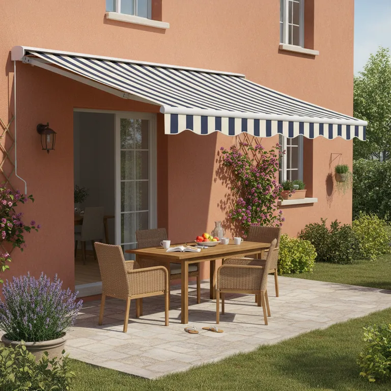 Estructura de Toldo Plegable 395 x 250 m s/rollo de tela | Sodimac