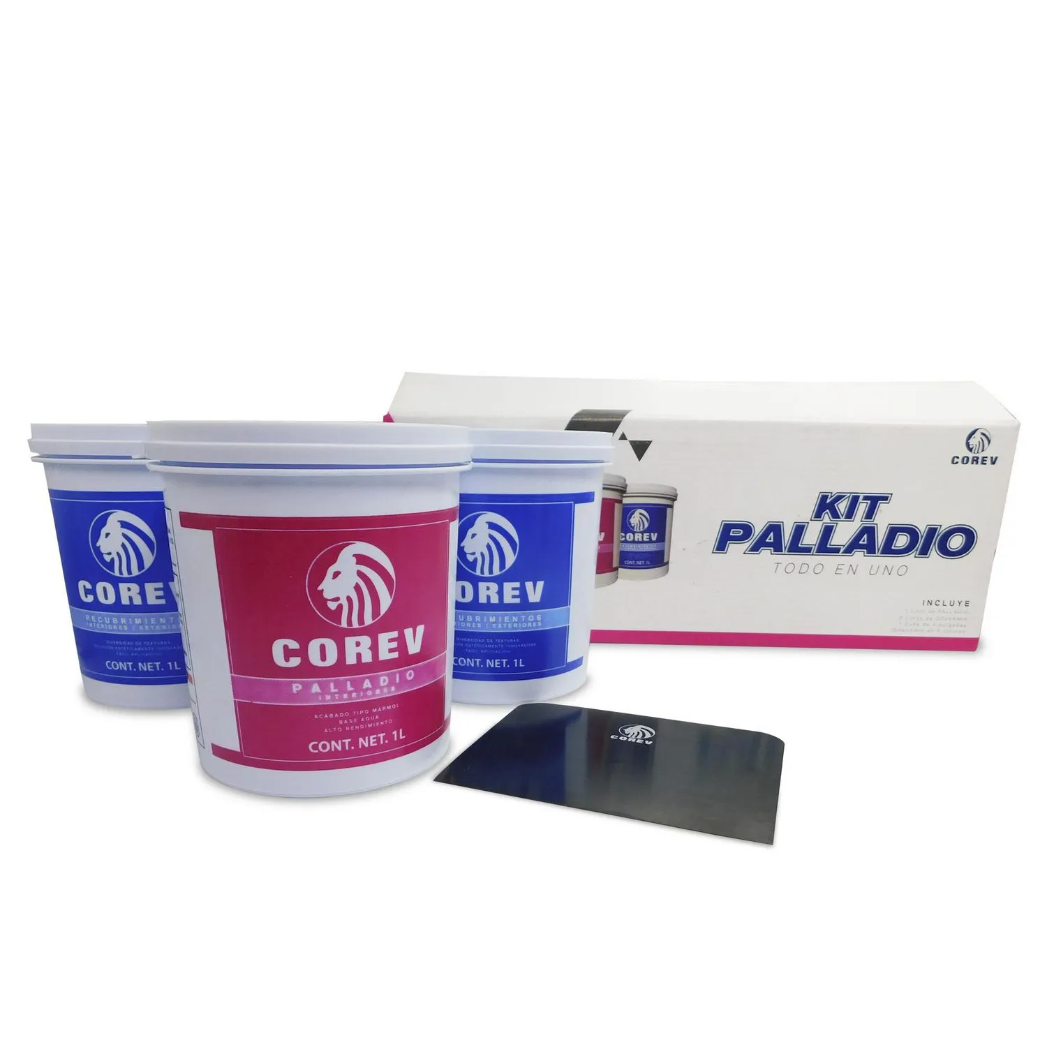 Estuco Veneciano Brillante Negro 4 L - Sodimac.com.mx