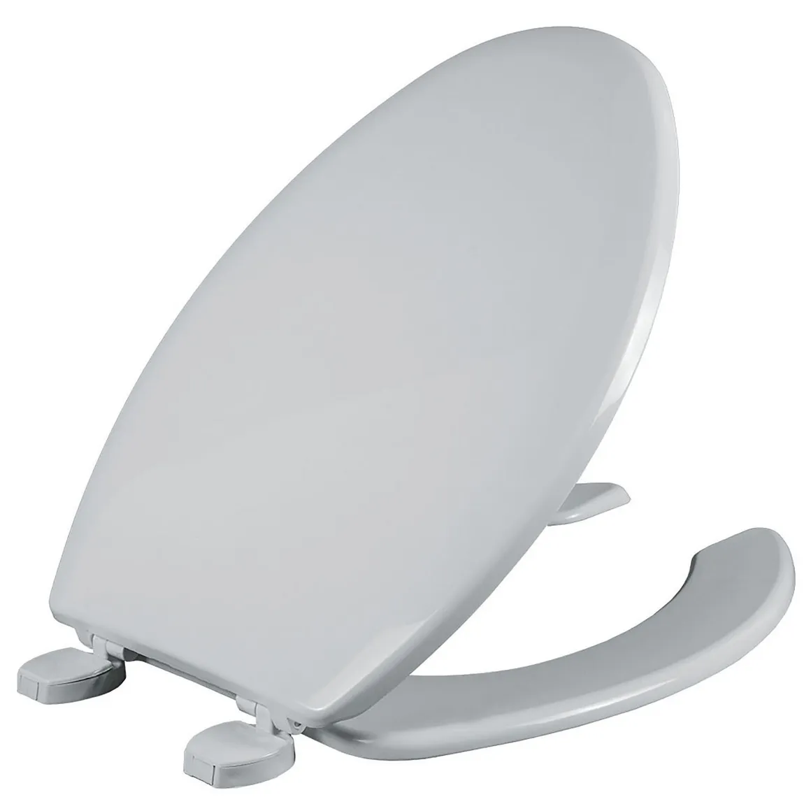 Asiento Alargado Frente Abierto Con Tapa Color Blanco - Sodimac.com.mx