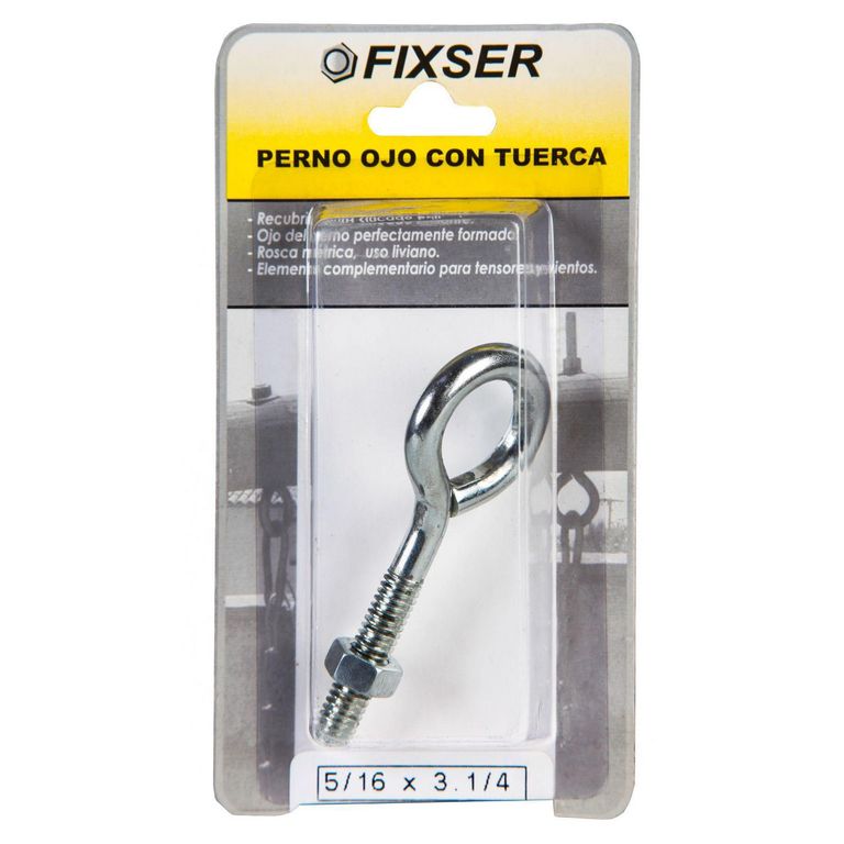 Perno Ojo con Tuerca 5/16x3,1/4 1 unid. | Sodimac Falabella