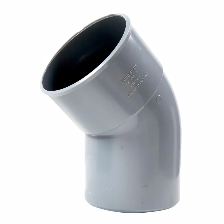 Codo PVC 4" 45° Plastica Desagüe | Sodimac Falabella