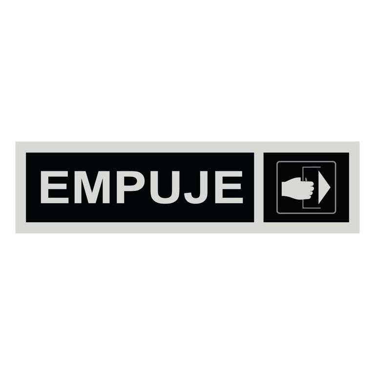 Señal de Empuje 18x5 cm. | Sodimac Perú