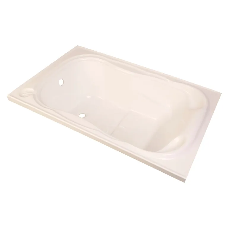 Tina de Baño Rectangular Confort 120x75cm Bone | Sodimac Perú