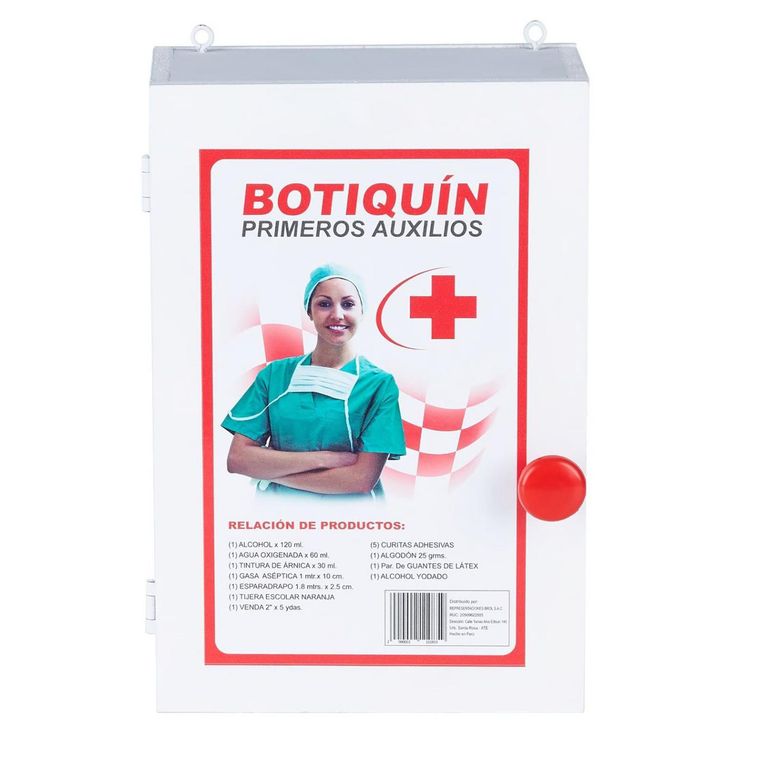 Botiquín de Madera Equipado 30x40 cm. WALL SAFETY | Falabella Perú