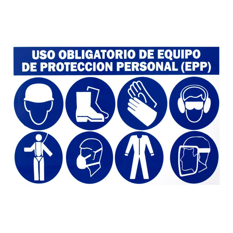 Señal Ps Uso Obligatorio De Epps 30X45Cm | Sodimac Falabella