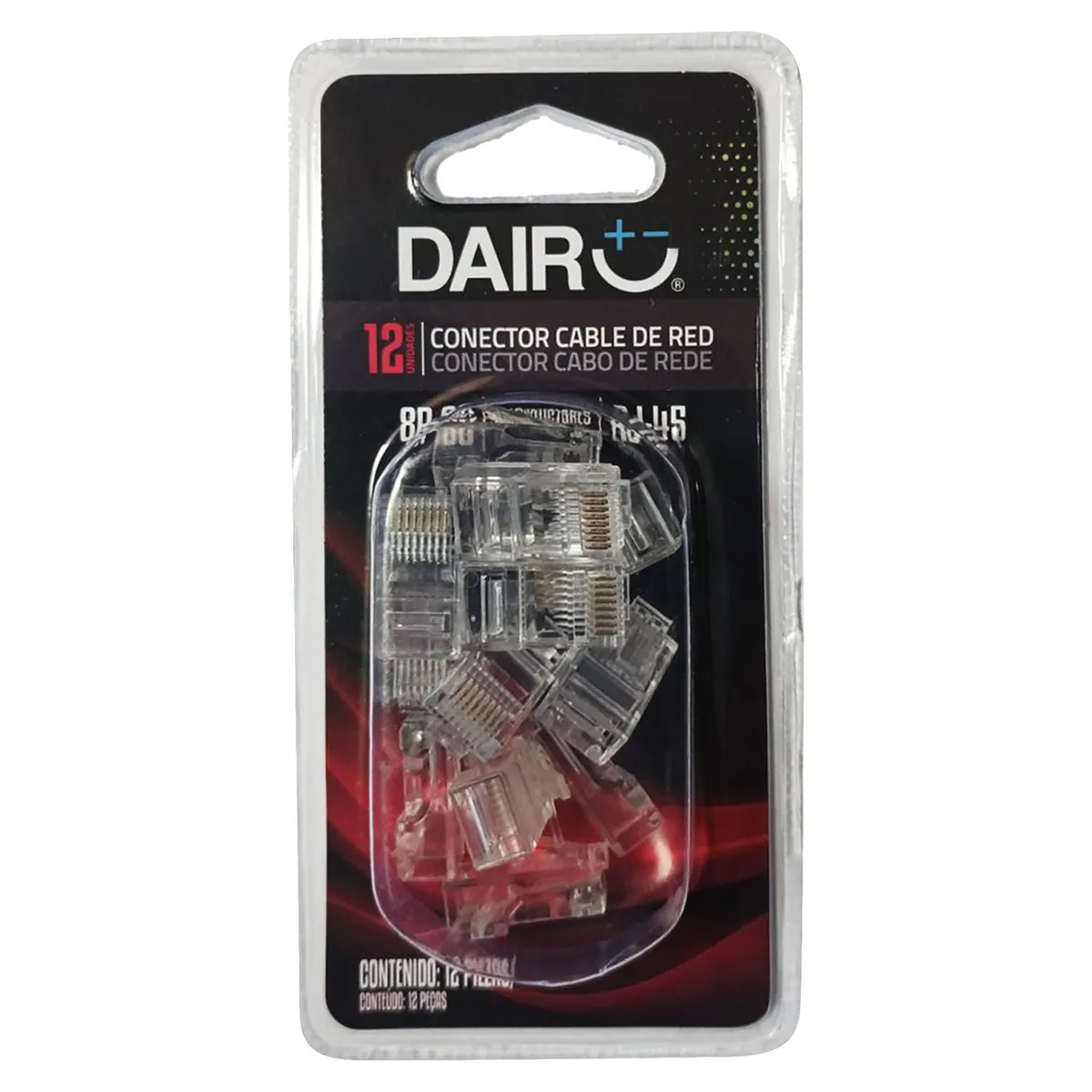 Conector Cable de Red 12 Piezas RJ-45 Dairu DAIRU | falabella.com