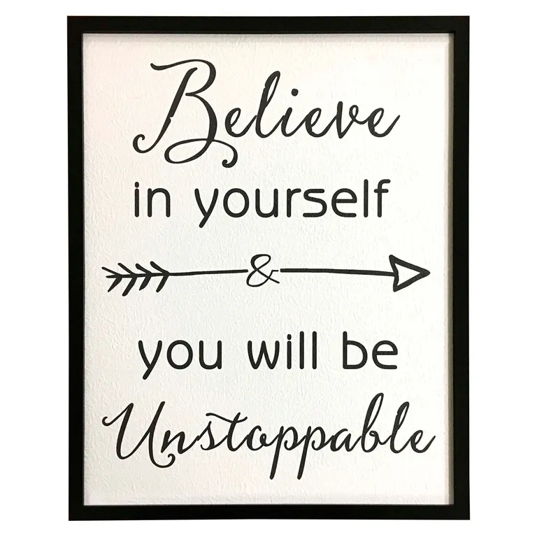 Cuadro Frase Imparable 42x52cm | Sodimac Falabella