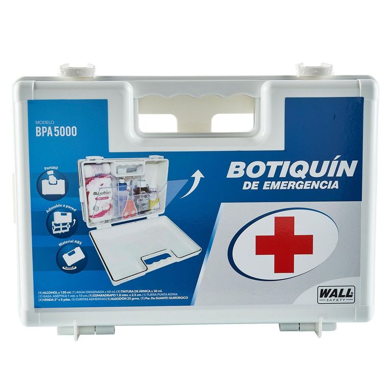 Botiquín Maletín de Emergencia BPA5000 WALL SAFETY | falabella.com