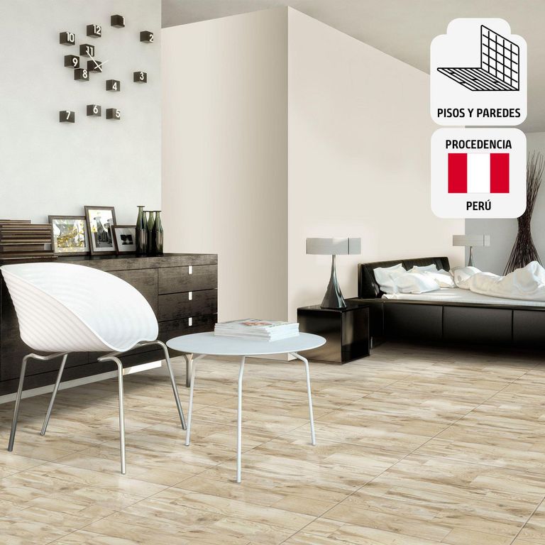 Cerámica Cerga Madera Kioto 60x60cm 1.44m2 para piso | Sodimac Falabella