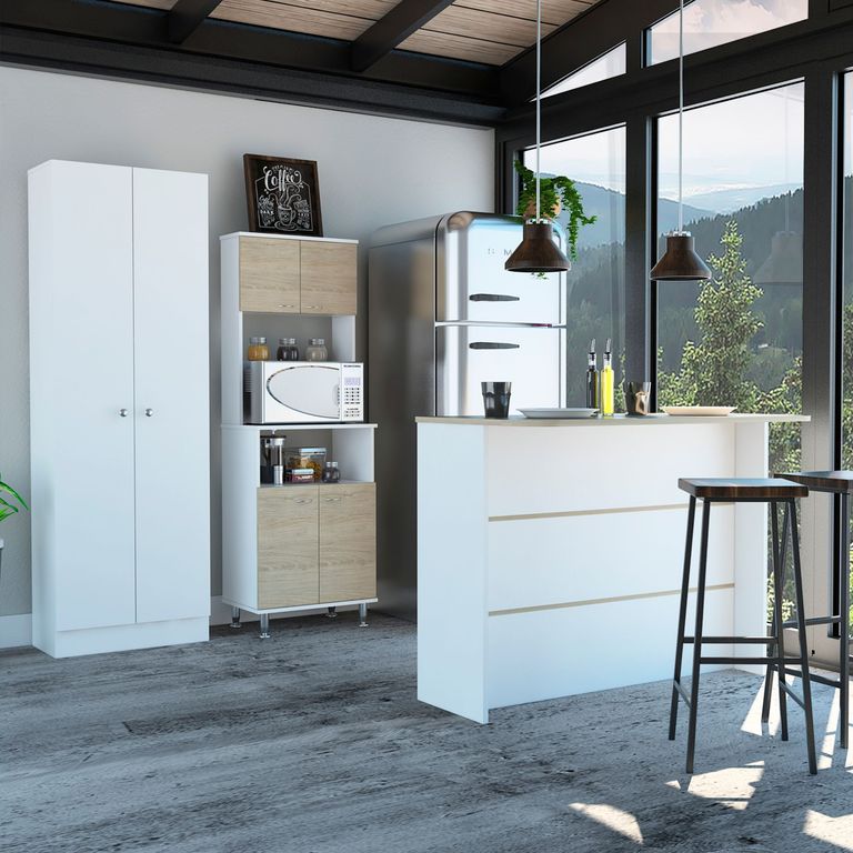 Combo Kitchen 44 Mueble Cocina 54 + Barra de Cocina + Optimizador ...