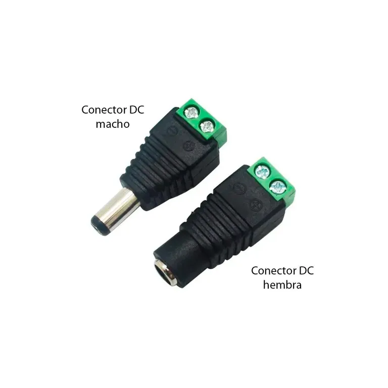 Conector Plug Dc Macho/Hembra | Sodimac Falabella