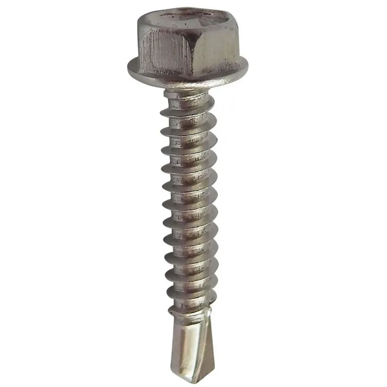 Autoperforante Cabeza Hexagonal sin Argolla Inoxidable 12x21/2 2 unid ...