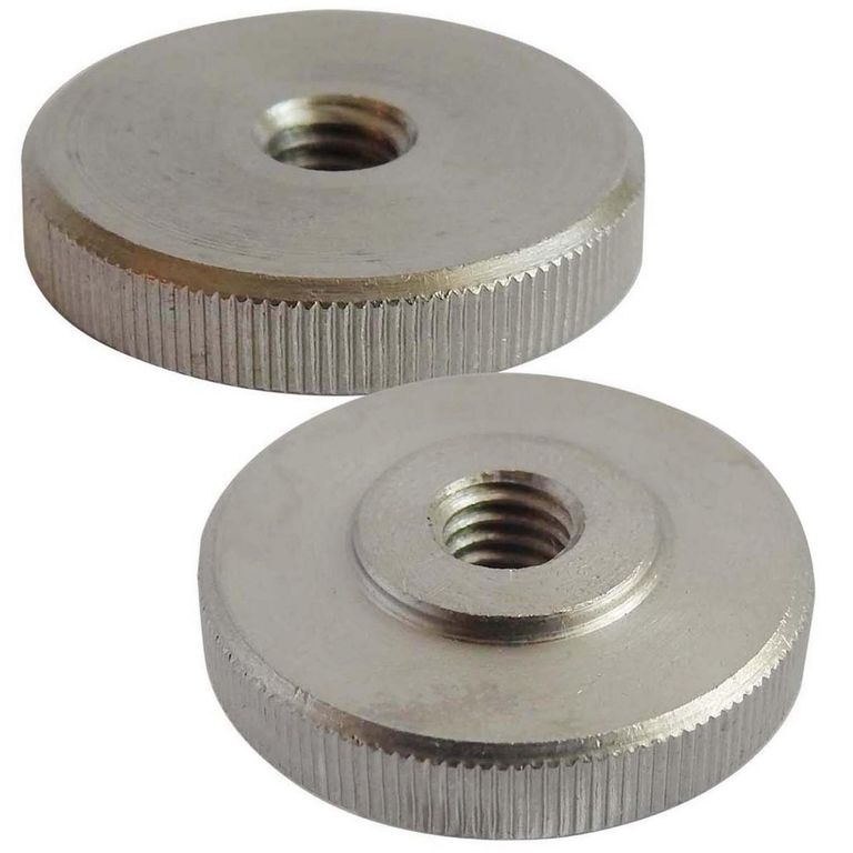 Tuerca Cilíndrica Ruleteada sin Cuello Inoxidable M8 2 unid. | Sodimac ...