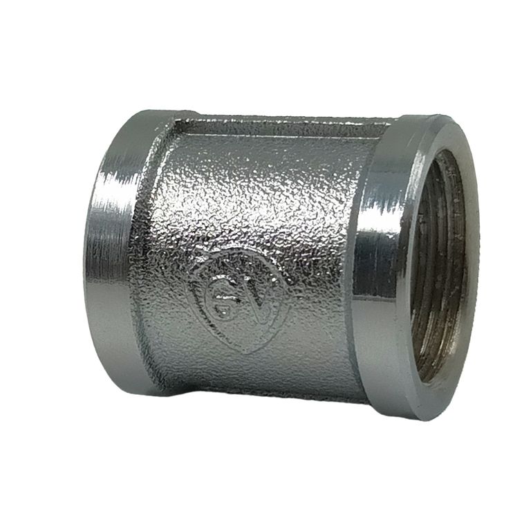 Unión Simple Bronce Pesado Cromado 1/2" | Sodimac Perú