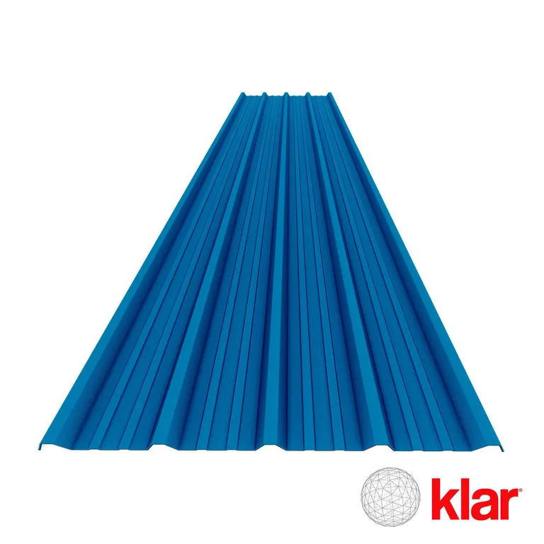 Panel Termoacústico Klar TK5 Home 1.07 m x 3.6 m Azul | Sodimac Perú