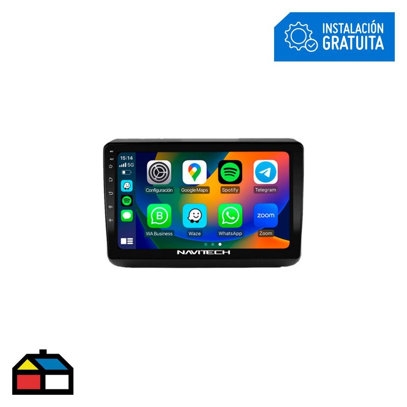 Autoradio Multimedia Navitech Jeep Grand Cherokee 2014 ? 2018 | Sodimac Falabella