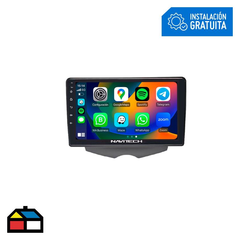 Autoradio Navitech Multimedia Hyundai Veloster 2011 – 2017 | Sodimac ...