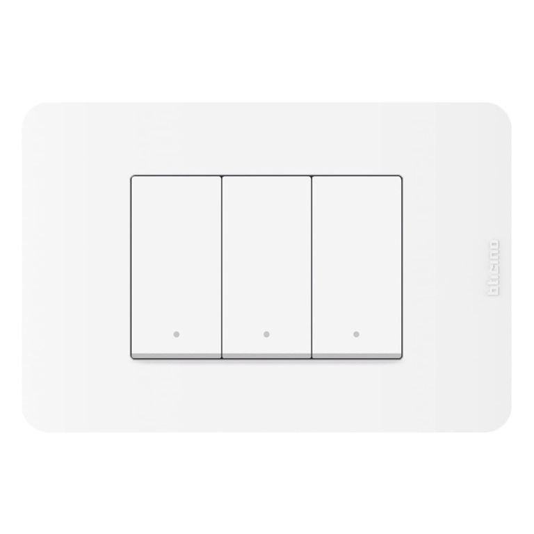 Interruptor Triple Blanco Matix GO Blanco | Sodimac Falabella