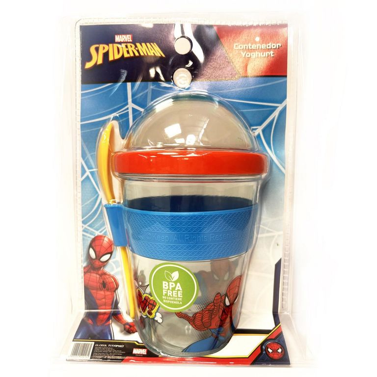 Vaso Yogurt Spiderman | Sodimac Falabella