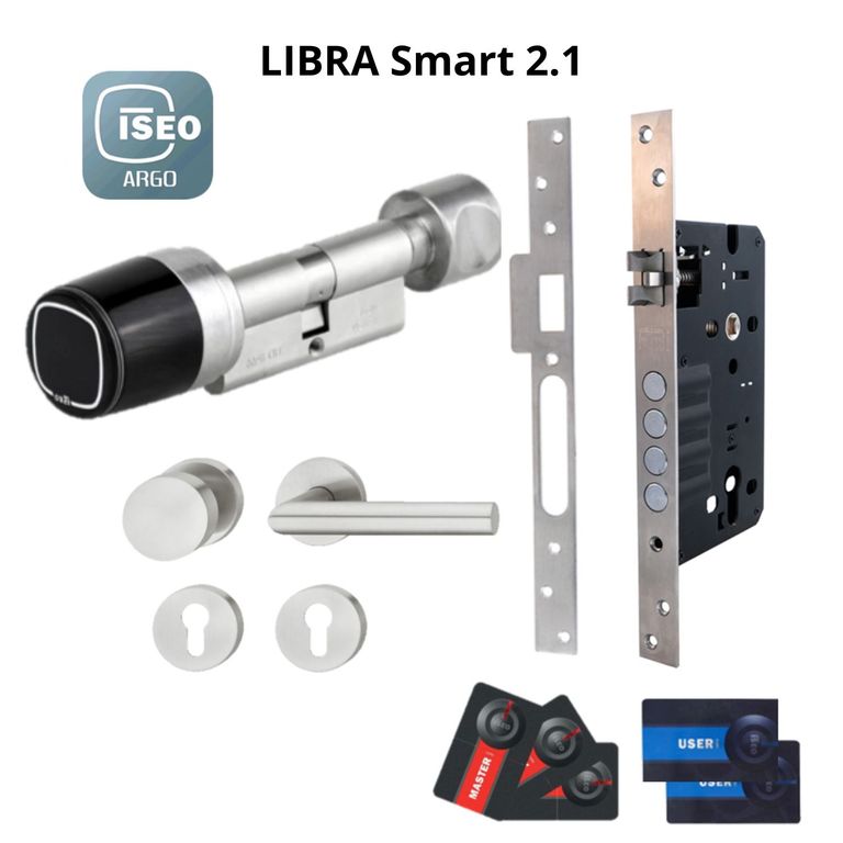 Cilindro Electrónico Iseo Libra Smart 4 Bulones | Sodimac Perú