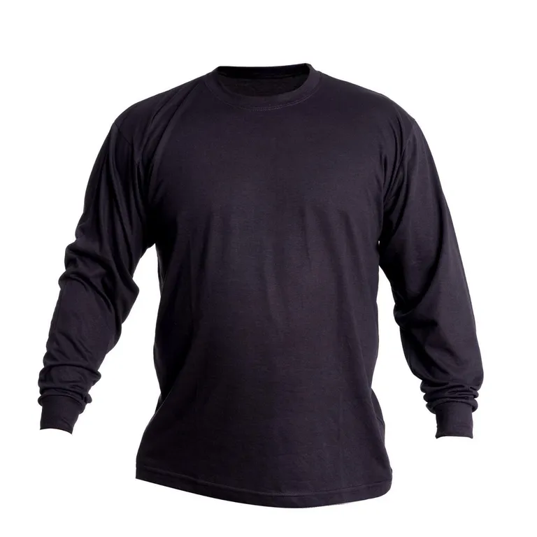 Polo de Hombre Manga Larga Negro | falabella.com