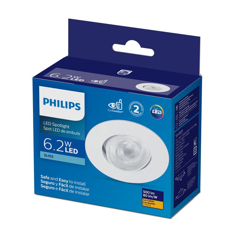 Spot Dirigible LED Luz Cálida Red 6.2W | Sodimac Falabella