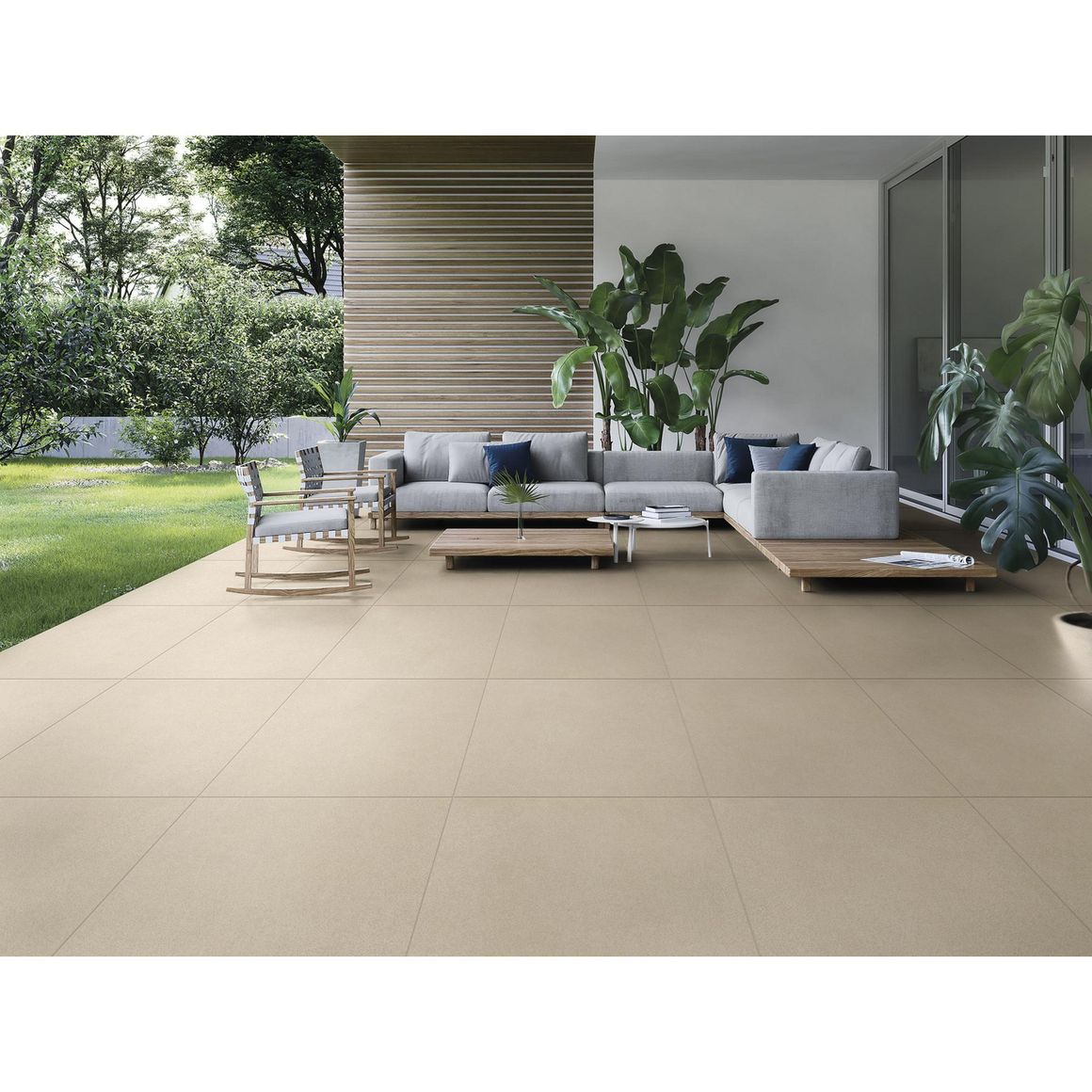 Porcelanato Beige 60x60cm 1.44m2 Rústico Mate Stone | Sodimac Falabella