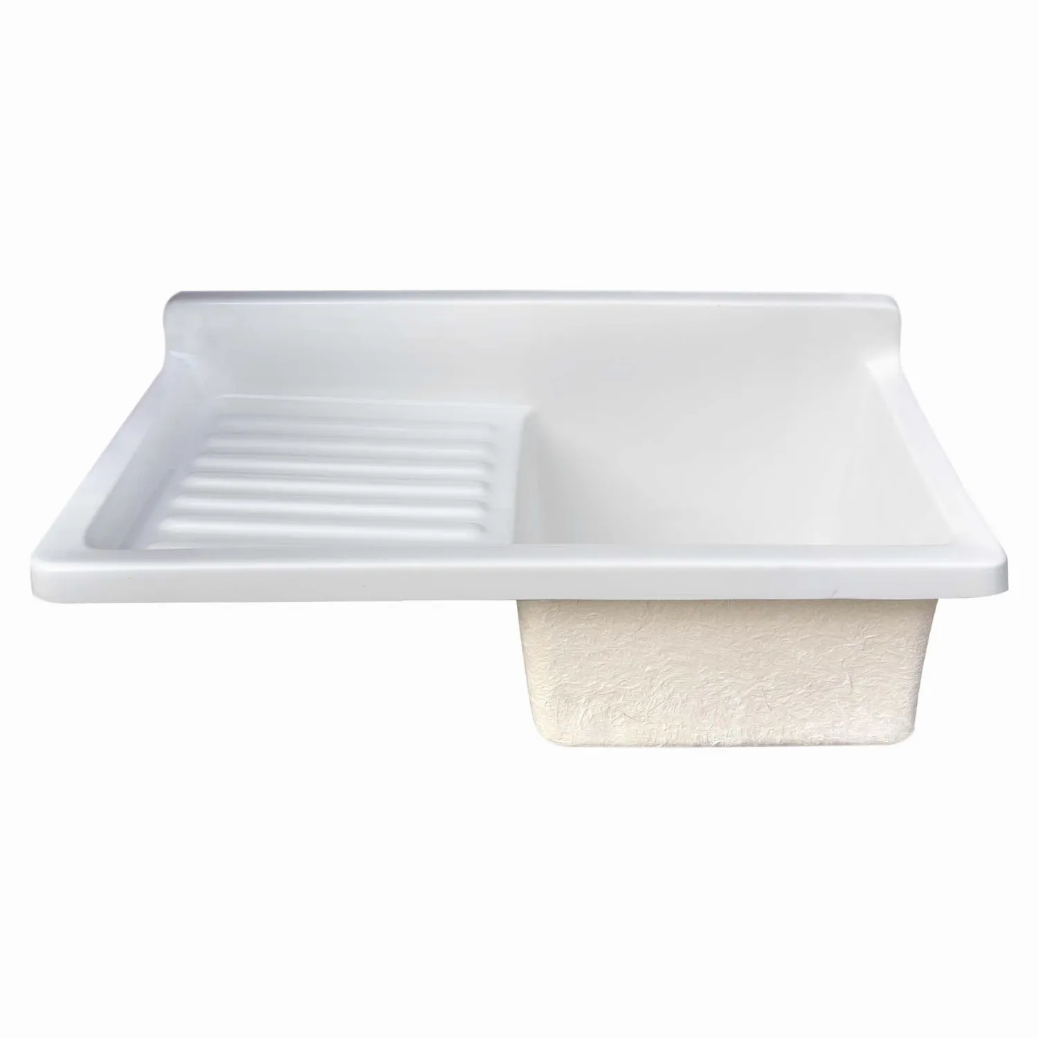 Lavadero de Ropa Multiuso de Fibra de Vidrio Una Poza 80x40x34cm ...