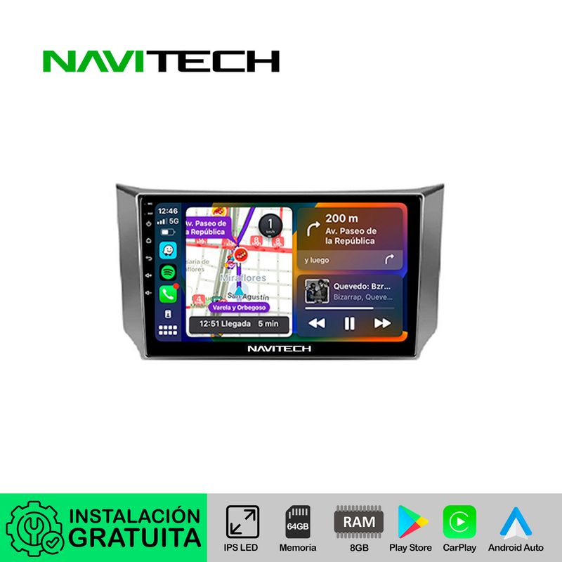 Autoradio Navitech CarPlay & Android Auto Nissan Sentra B17 2013 – 2020 ...