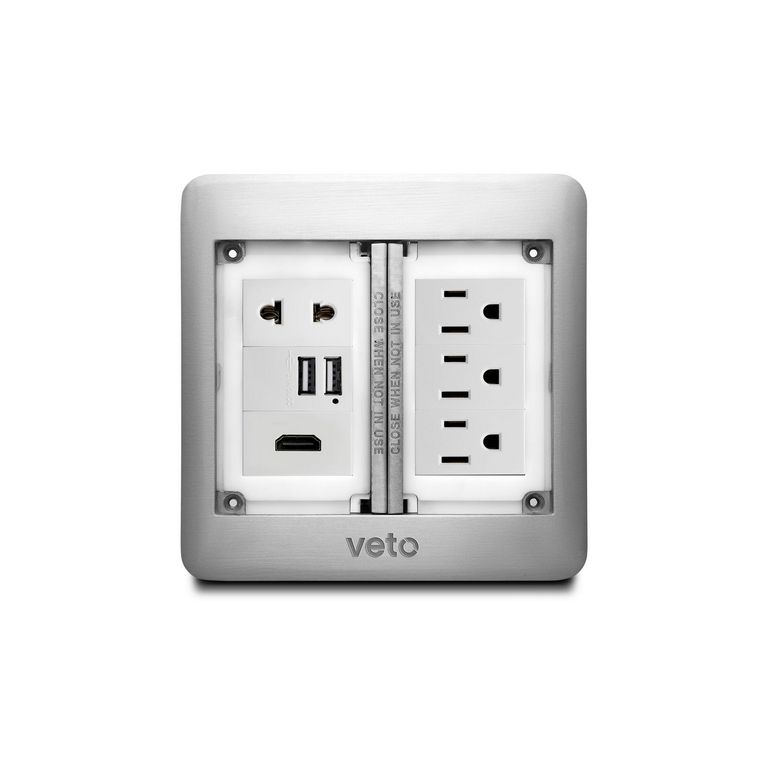 Socket De Piso Tl (1 Hdmi, 3 Toma Amer, 1 Toma Univ, 1 Usb) | Sodimac ...