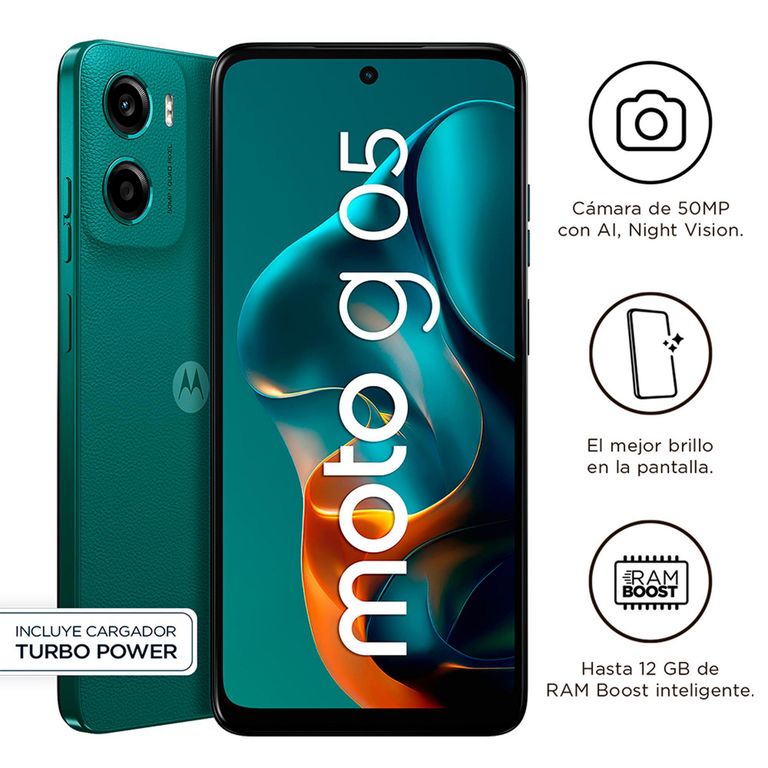 Celular Motorola G05 XT2523-2 Ad 4GB 128GB Verde Profundo MOTOROLA ...
