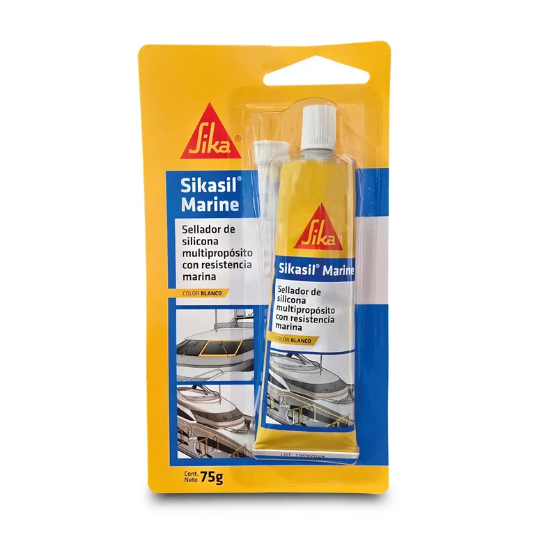 Sellador de Silicona Sikasil Marine Blanco 75gr SIKA | Falabella Perú