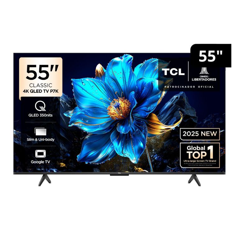 Televisor Smart TV TCL 55" Classic QLED 4K 55P7K | Sodimac Falabella