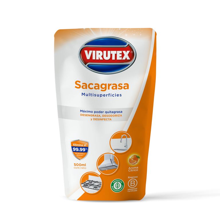 Doypack Sacagrasa Virutex 500ml | Sodimac Falabella