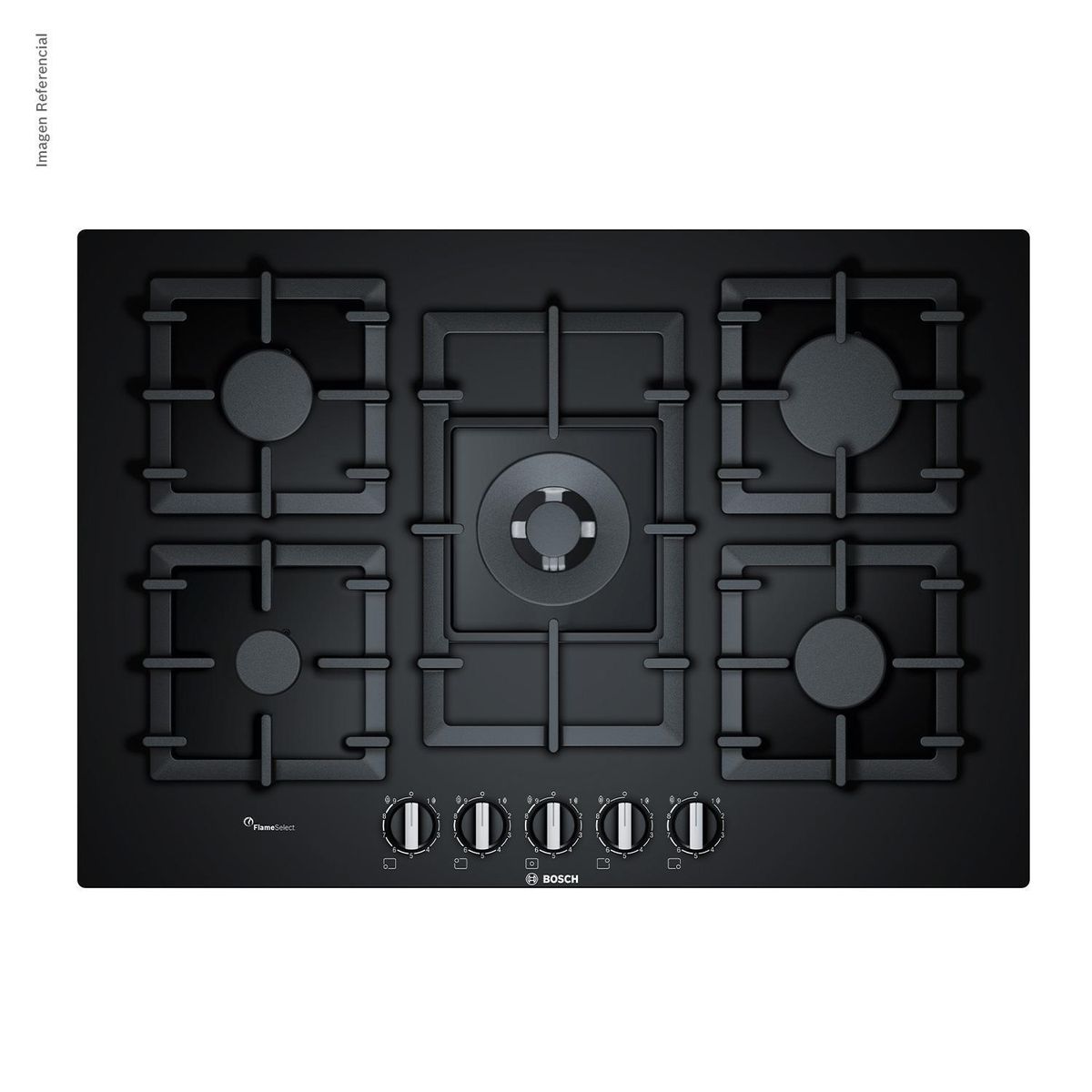 Encimera Gas Natural 5 Platos Negro PPQ7A6B90 NG BOSCH | falabella.com
