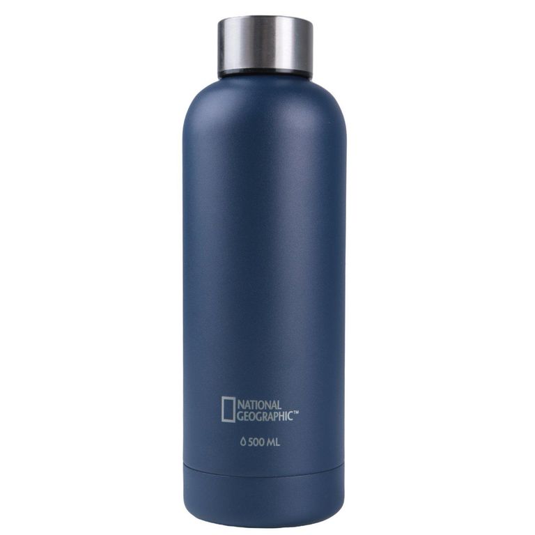 Botella Metálica 500ml Azul oscuro | Sodimac Perú