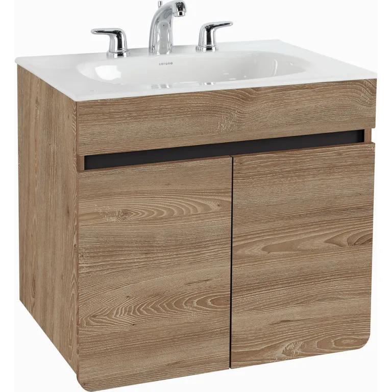 Mueble de Baño Vanitorio Aluvia Elevado Miel 60x56x45cm | Sodimac Falabella
