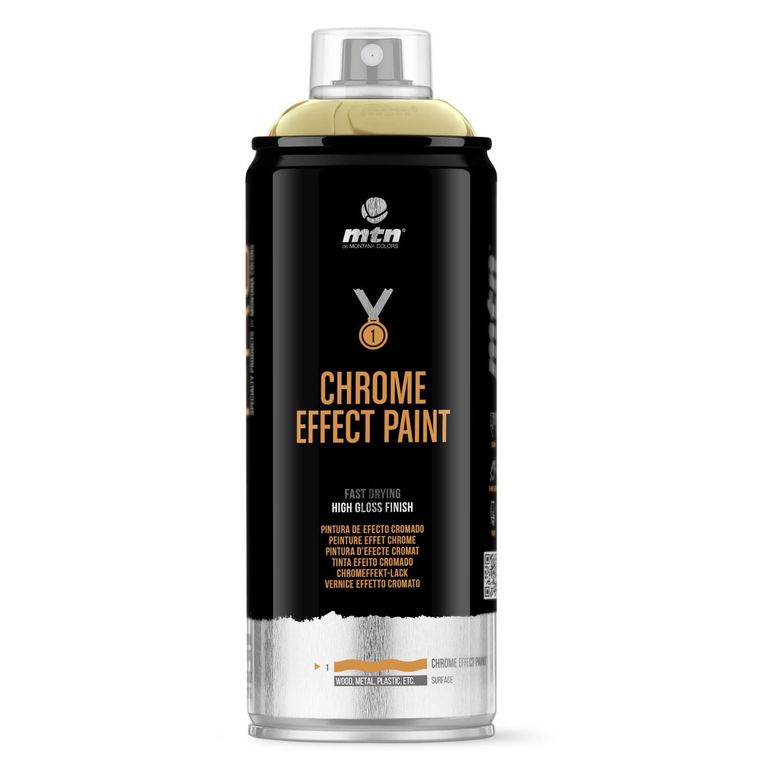 Spray Pintura Efecto Cromado Oro 400ml MONTANA COLORS | Falabella Perú