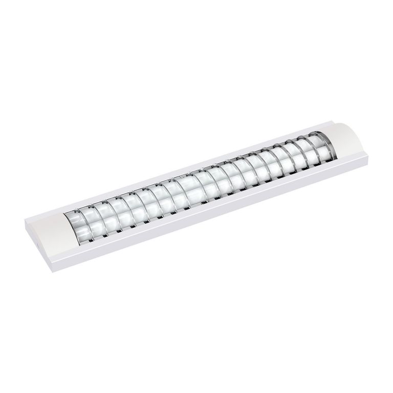 Prisma LED con Rejilla Silver 2x11W Luz Fría | Sodimac Perú
