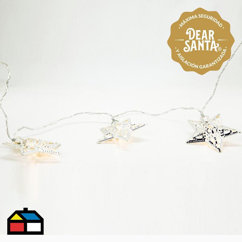 Luces Navideñas Estrellas 10 LED | Sodimac Falabella